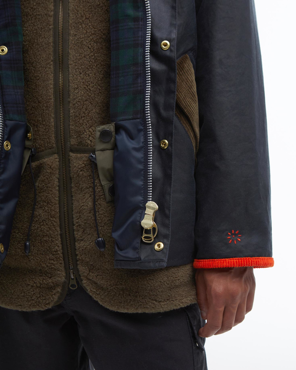 Barbour X Flower Mountain Oversized Transport Waxed Jacket - Barbour