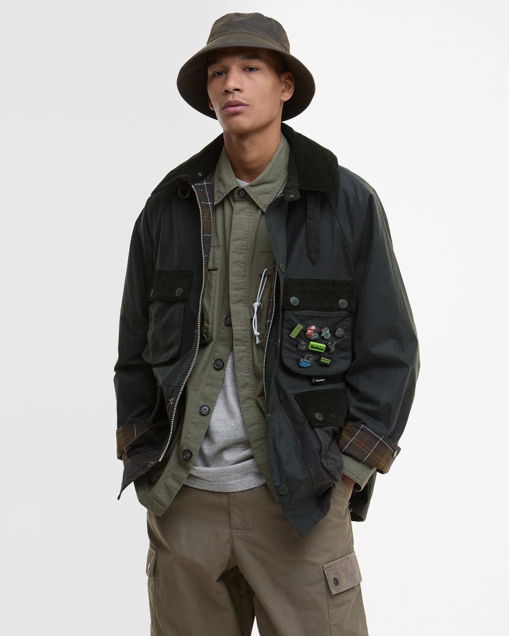 Barbour X Crocs Oversized Bedale Waxed Jacket - Barbour
