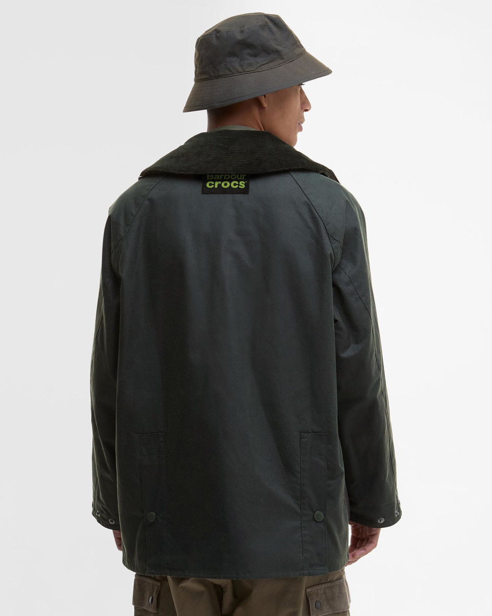 Barbour X Crocs Oversized Bedale Waxed Jacket - Barbour