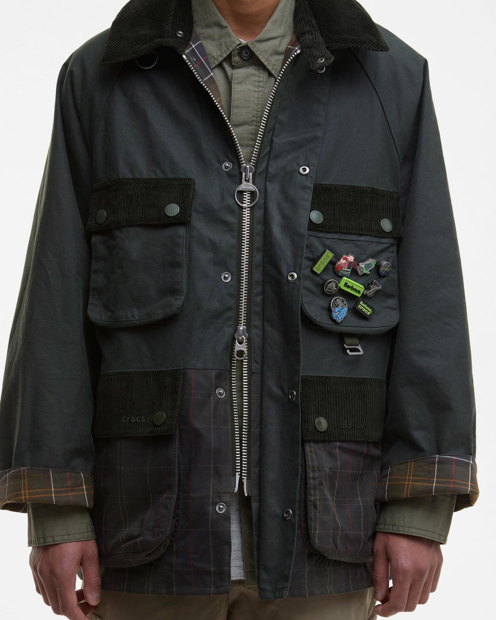 Barbour X Crocs Oversized Bedale Waxed Jacket - Barbour US Official Website